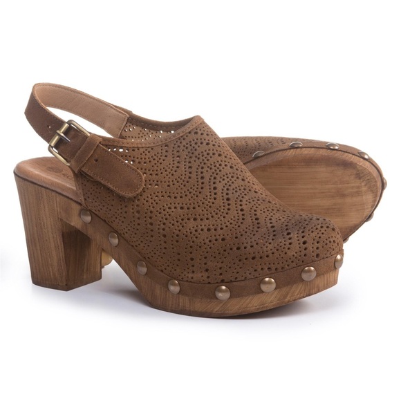 Eric Michael | Shoes | Eric Michael Womens Brown Embellished Studded ...